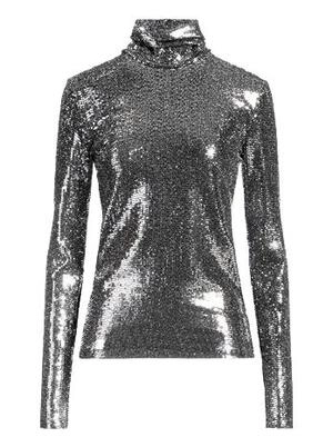 Isabel Marant Étoile Metallic Sequin Turtleneck Top - Black