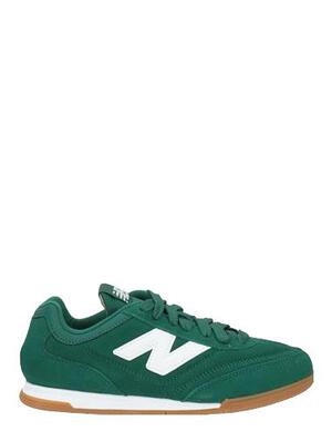 NEW BALANCE NEW BALANCE Dark Green Suede And Textile Low Top Sneakers Dark Green