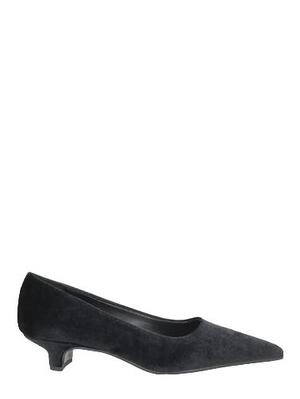 NILA & NILA Velvet Pointed Toe Pumps - Black
