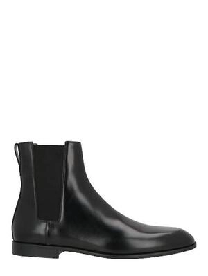 FERRAGAMO Calfskin Ankle Boots - Black