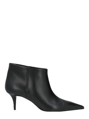 Fabiana Filippi Leather Ankle Boots - Black