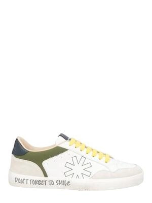 MANUEL RITZ Leather And Textile Fiber Low-top Sneakers - White