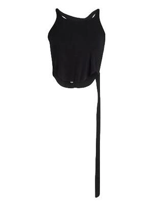 Rick Owens Cotton Sleeveless Top - Black