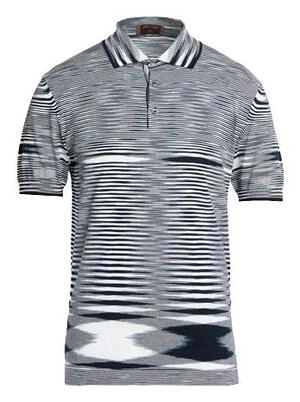 Missoni Polo Shirt Size Cotton - Navy