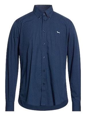 HARMONT & BLAINE Shirt Size Cotton - Navy