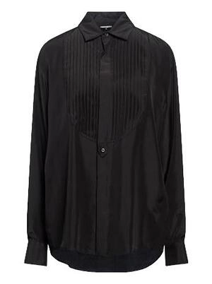 Dsquared2 Silk Tuxedo Shirt - Black