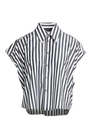 Fabiana Filippi Striped Virgin Wool Blend Shirt - White