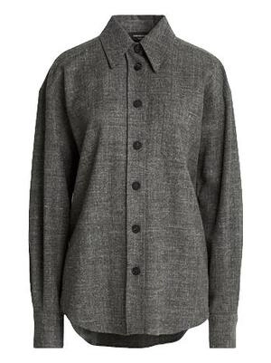 Fabiana Filippi Virgin Wool, Linen, Polyamide, Cotton, Brass Shirt - Grey