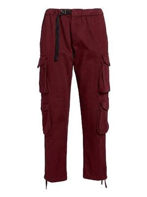 WHITE SAND Cargo Pants In Cotton Elastane - Red