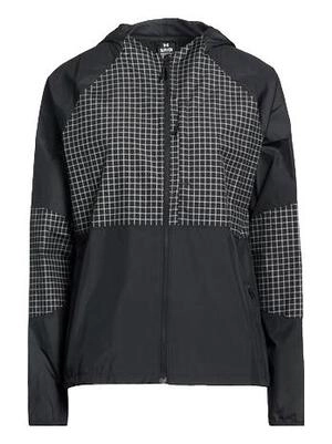 Under Armour Polyester Hooded Windbreaker Jacket - Black