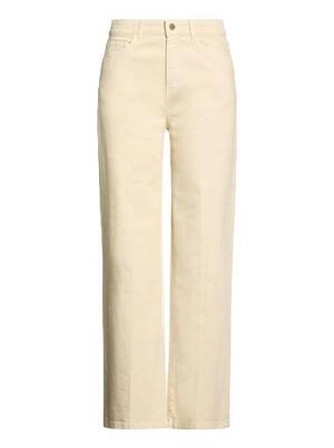 KAOS Cotton Blend Pants - Beige