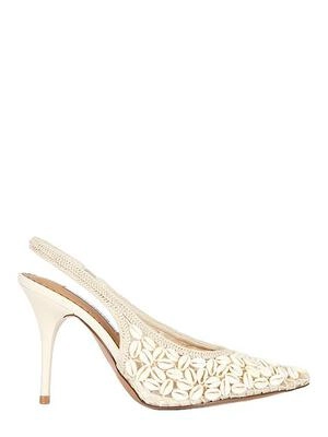 Steve Madden Andromeda Shell Slingback Pumps - Natural
