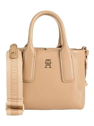 Tommy Hilfiger Woman Handbag Ivory Size - Polyurethane Camel