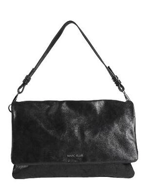 MARC ELLIS Leather Flap Bag - Gunmetal