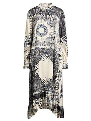 SHIRTAPORTER Printed Midi Dress - Blue