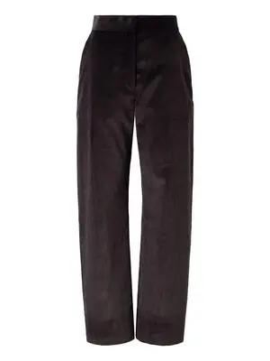 Studio Nicholson Grange Cotton-corduroy Wide-leg Pants - Dark Brown