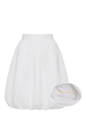 HOUSE OF KIND Balloon Skirt - White