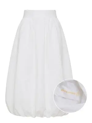 HOUSE OF KIND Balloon Skirt - White