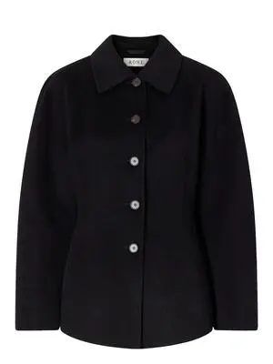 RÓHE Wool And Cashmere-blend Jacket - Black
