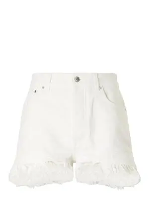 PACO RABANNE Rabanne Frayed Denim Shorts