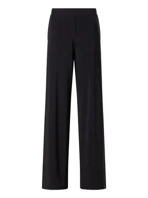 Norma Kamali Jersey Wide-leg Pants - Black
