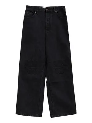 Loewe Anagram Baggy Jeans - Black