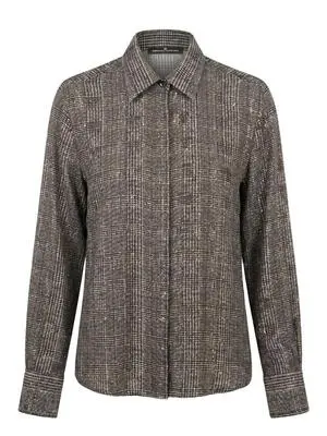 Ermanno Scervino Sequined Shirt - Grey