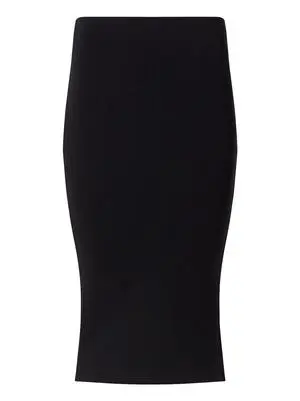 THE PARK Sheryl' Stretch-jersey Midi Skirt - Black