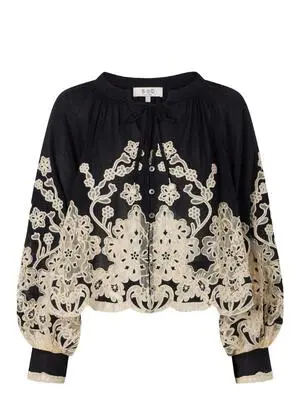 SEA Gracelyn Broderie Anglaise Blouse