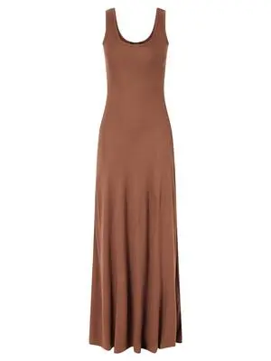 THE PARK THE PARK Annie Jersey Maxi Dress Dark Brown