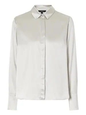 THE PARK THE PARK Bonnie Silk-Blend Shirt