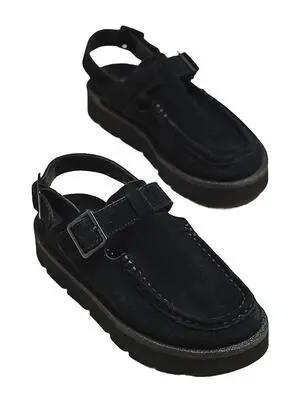 Clarks Meare Easy Chunky Sandals - Black