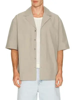 WON HUNDRED Desmond Shirt In Grey - Rock Ridge