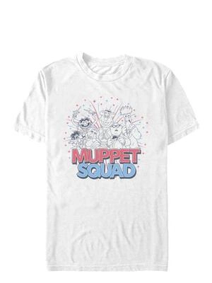 THE MUPPETS Americana Squad Graphic T-shirt - White