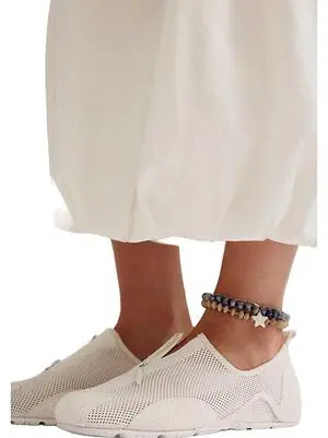Jeffrey Campbell Margate Mesh Sneakers - White Combo