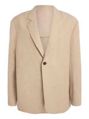 Studio Nicholson Linen-wool Single-breasted Blazer - Beige