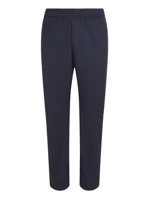 Barena Venezia Wool-blend Drawstring Trousers - Navy
