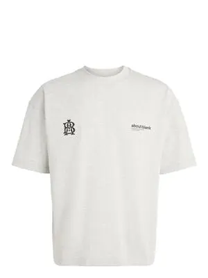 ABOUT:BLANK Cotton Dual Logo T-shirt - Grey