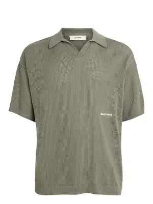 ABOUT:BLANK Knitted Resort Polo Shirt - Green