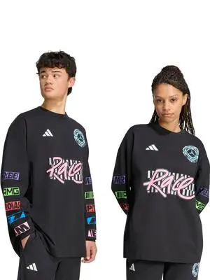 Adidas Mercedes-amg Petronas Formula 1 Team Long Sleeve Tee By - Black
