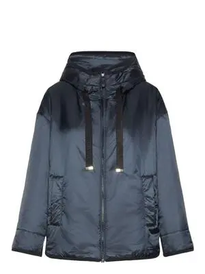 Max Mara The Cube Mtccleo Hooded Coat - Midnight Blue