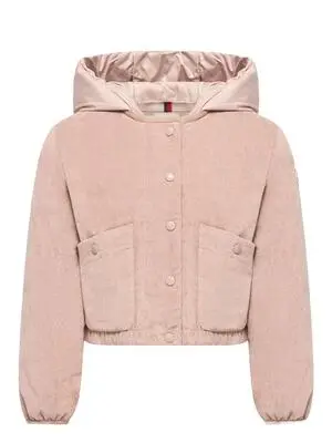 Moncler Quinley Corduroy Down Jacket - Pink