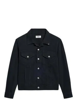 Celine Trucker Jacket In Heavy Cotton Twill - Black