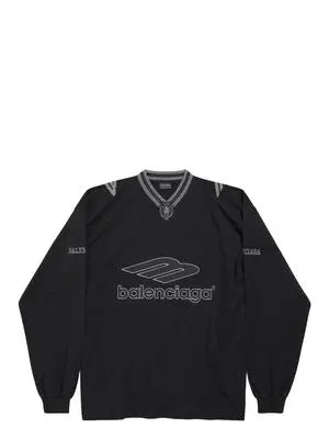Balenciaga 3b Sports Icon Long Sleeve T-shirt - Black/anthracite