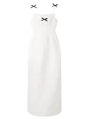 SHUSHU/TONG SHUSHU TONG Lace Detail Maxi Dress