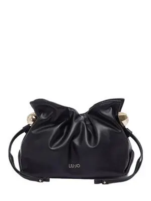 Liu Jo Riccy Chain Strap Drawstring Bag - Black