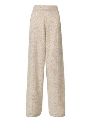 Fabiana Filippi Donegal Yarn Lurex Wide Leg Trousers - Cacha