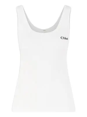 Chloé Chloe Round Neck Sleeveless Vest No