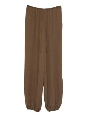 FORTE_FORTE Forte Forte Drawstring Waist Elasticated Hem Trousers No