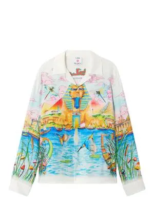 Casablanca Graphic-print Long-sleeve Shirt - Multi-color